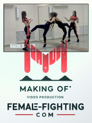 Making of - Tough workout fight - Maya vs Zoe - 15:42 - Female-Fighting.com