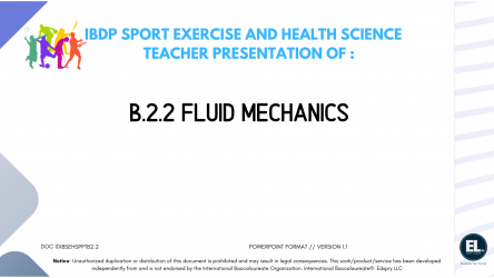 SEHS B.2.2 Fluid Mechanics - PowerPoint - Edspry DP Sports Exercise and ...