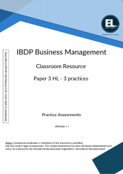 Paper 3 HL - 3 Practice Assessment - Edspry DP Business Management ...