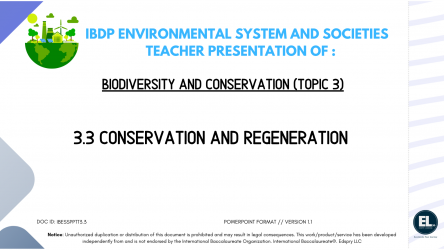 3.3 Conservation and regeneration - Edspry DP Environmental Systems and ...